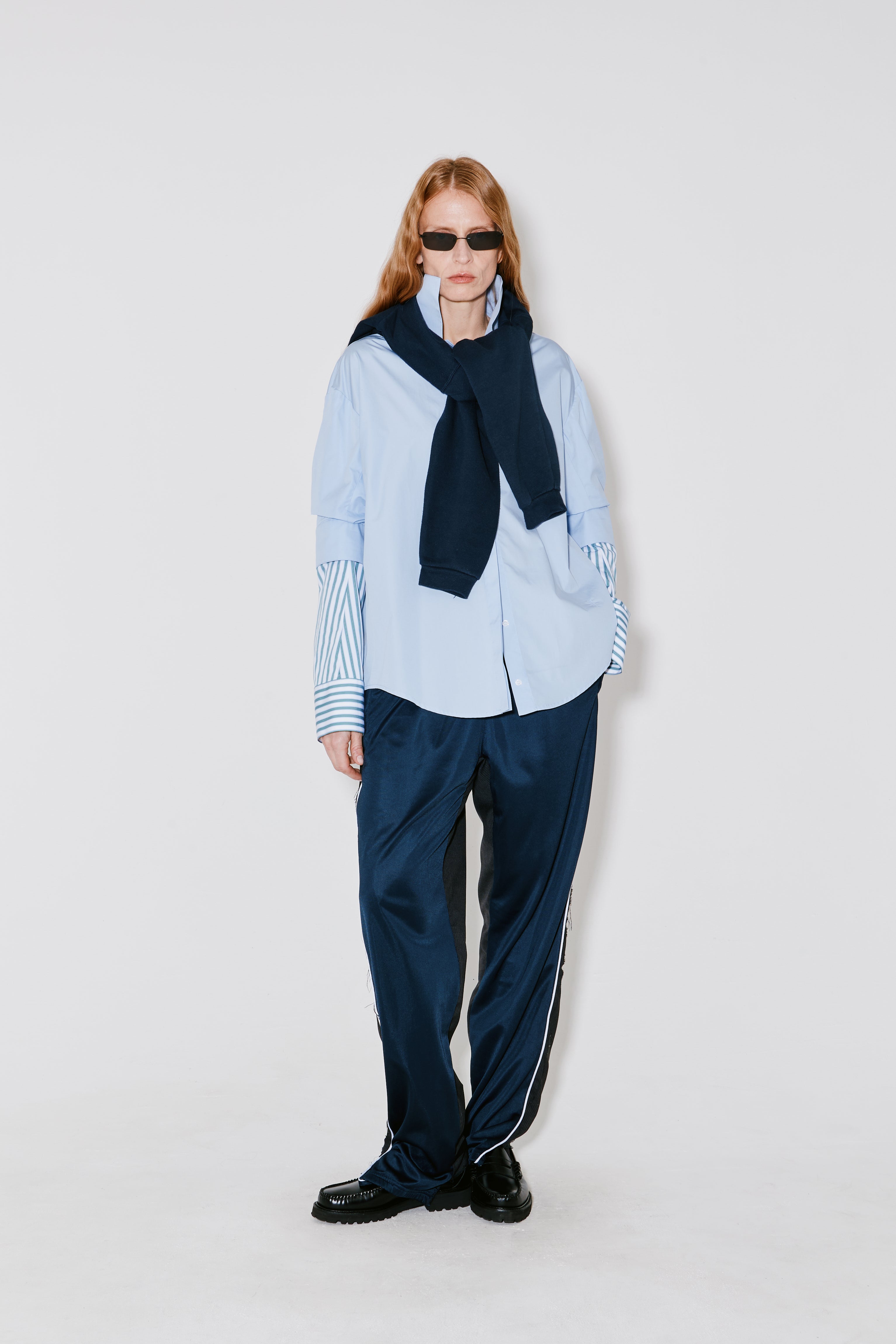 COSMO shirt blue green – FAÇON JACMIN